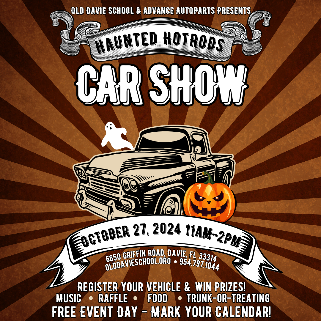 Haunted Hot Rods Car REGISTRATION | Old Davie School Museum & Event Venue