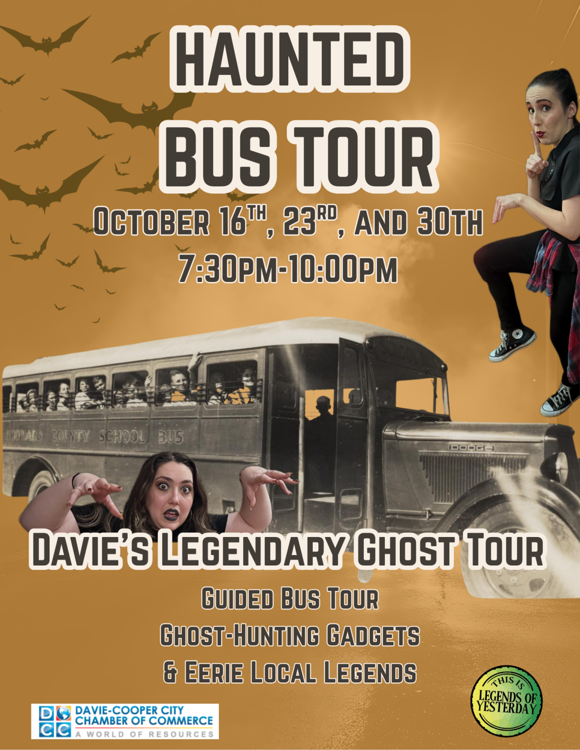 Haunted Bus Tour | Old Davie School Museum & Event Venue